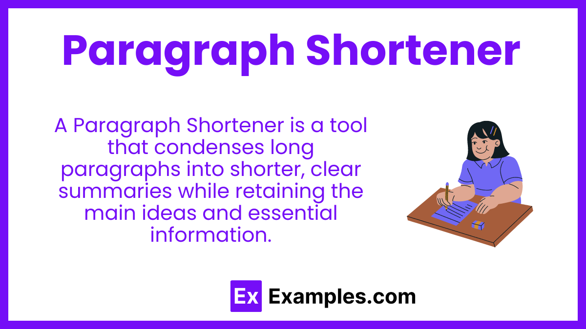 Paragraph Shortener