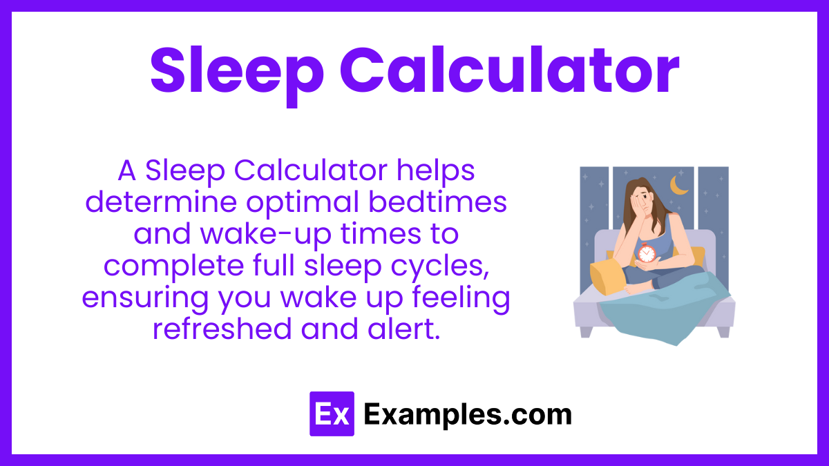 Sleep Calculator