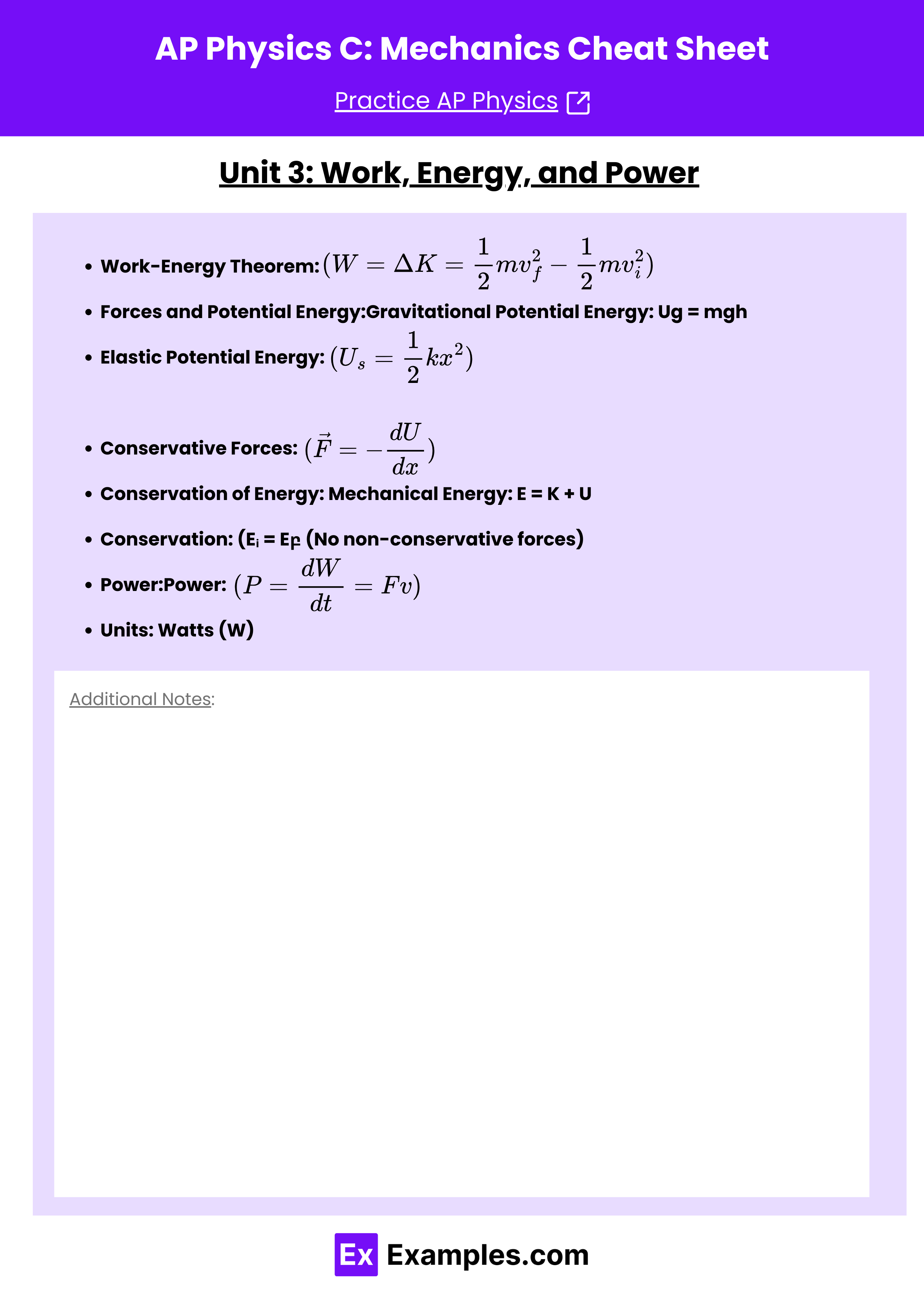 Ap Physics Equation Sheet Explained Infoupdate Ap Physics Equation Sheet Explained Infoupdate